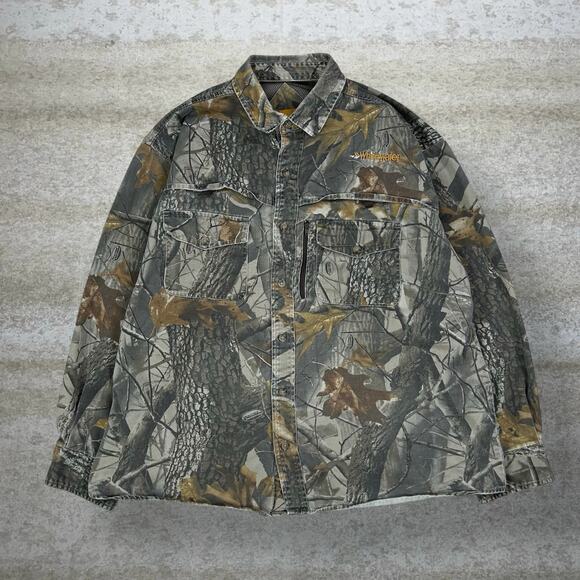 Realtree | Shirts | Vintage Realtree Hunting Camo Button Up Shirt ...